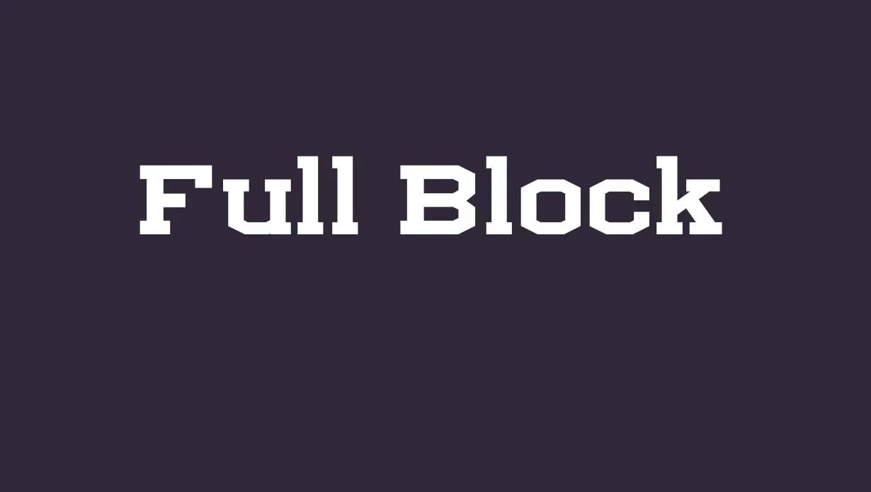 Free Block Font Creative Block BB Font FontMagic